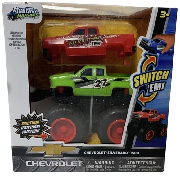 Monster Maniacs | Toys | Chevrolet Silverado Monster Maniacs Truck ...